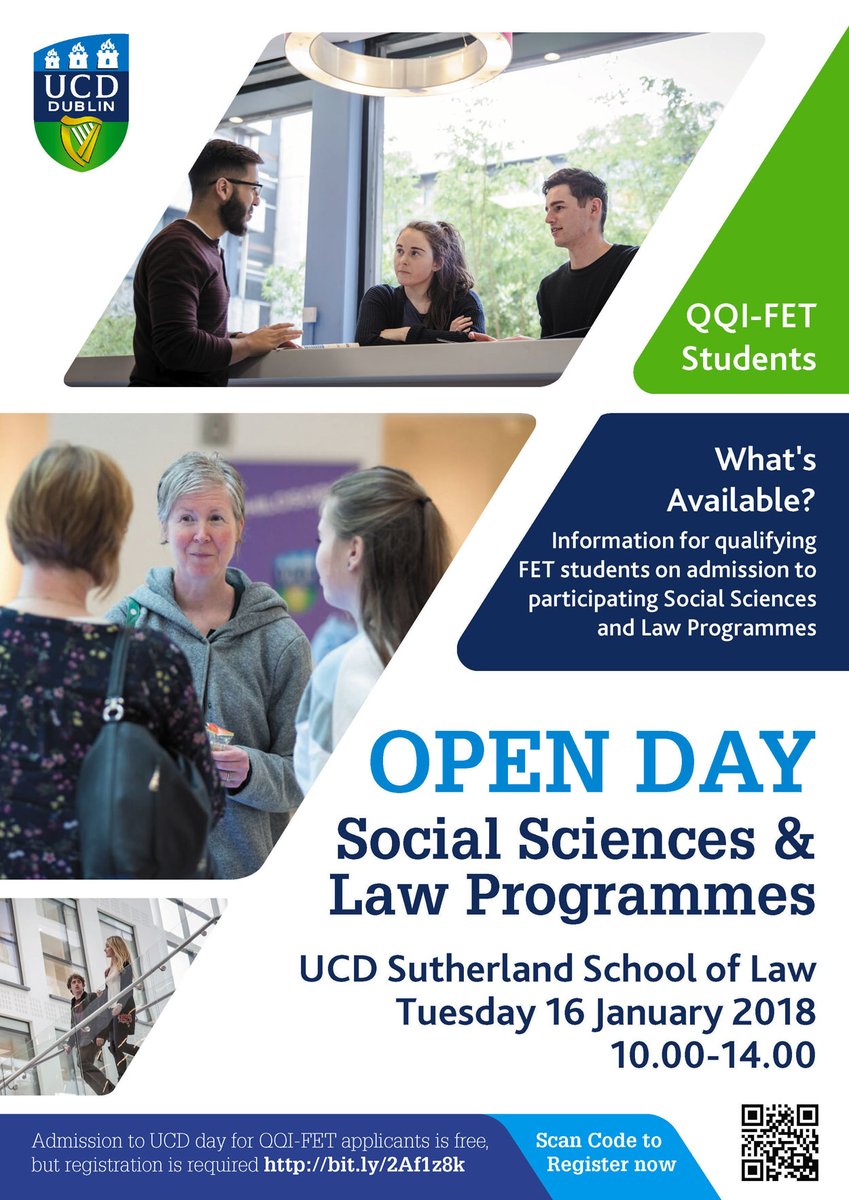 QQI-FET Open Day UCD College of Social Sciences & Law, 16 January 2018 ...